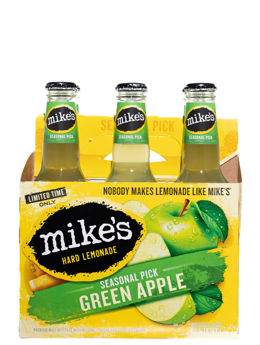 Mikes Hard Green Apple 6pk | www.b-21.com